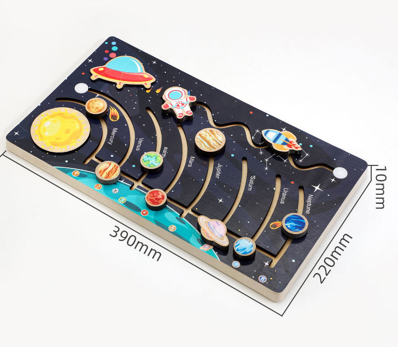 Eight Planetary Solar System Model Baby Early Learning Intelligence ...