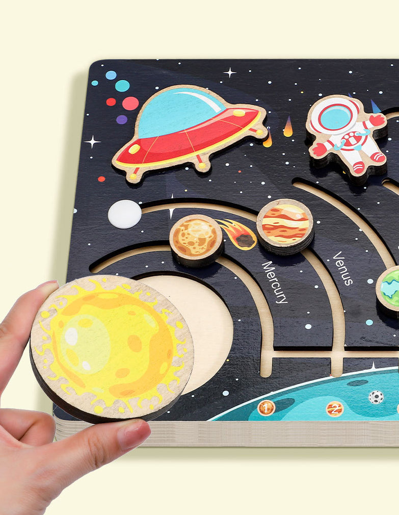 Eight Planetary Solar System Model Baby Early Learning Intelligence ...