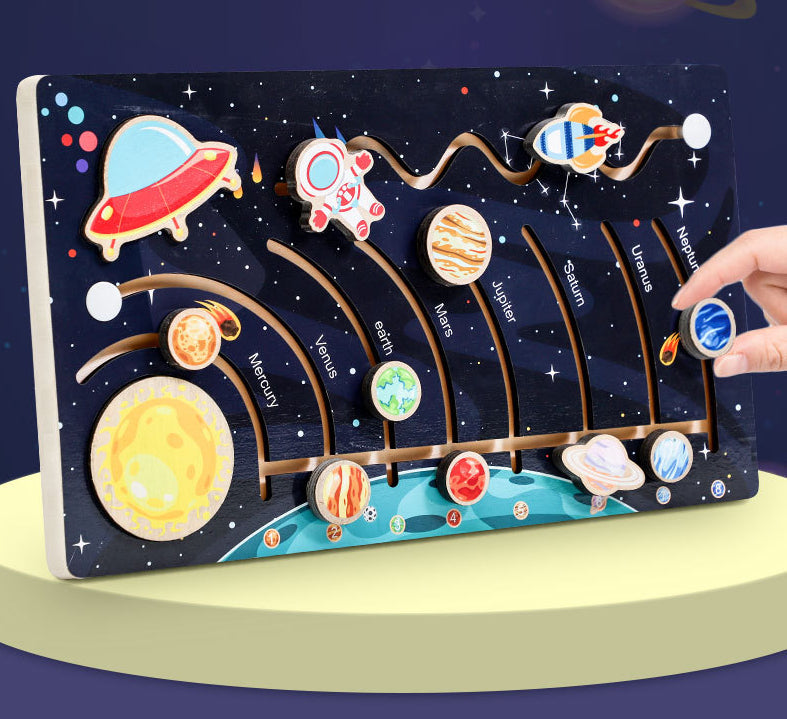 Eight Planetary Solar System Model Baby Early Learning Intelligence ...