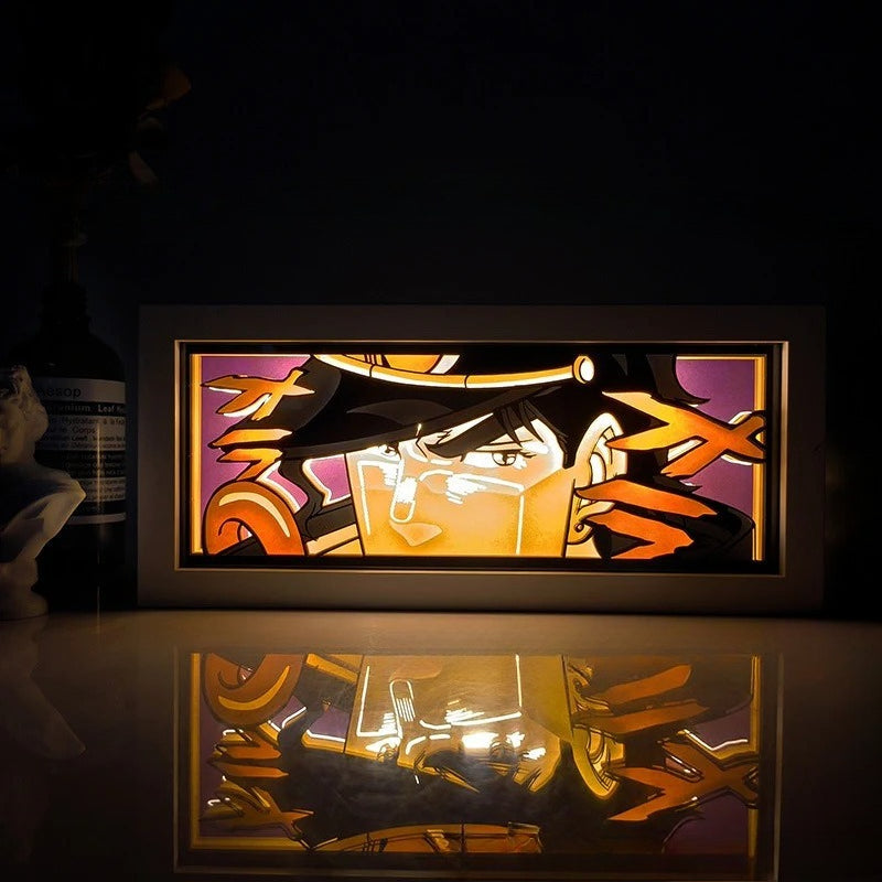 JoJo's Bizarre Adventure Paper Carving Lamp Photo Frame– FloryFashion